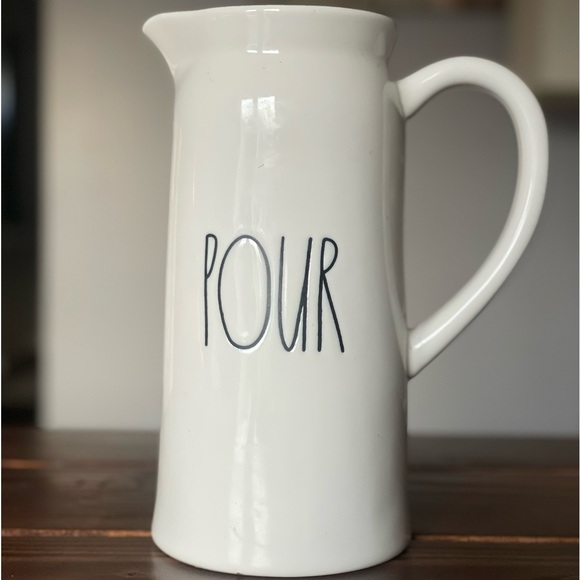 Rae Dunn | Kitchen | Rae Dunn Pour Pitcher Farmhouse Artesian Ceramic ...